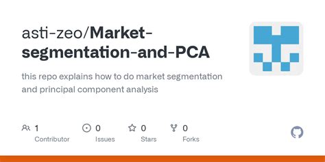 Github Asti Zeomarket Segmentation And Pca This Repo Explains How To Do Market Segmentation