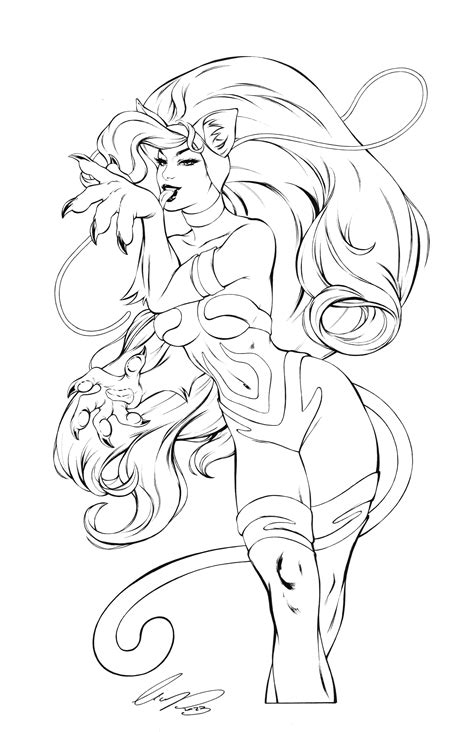 Art Of Elias Chatzoudis Darkstalkers Felicia