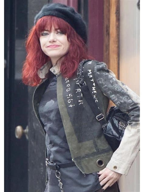 Comedy Crime Film Cruella Emma Stone Estella Cotton Jacket