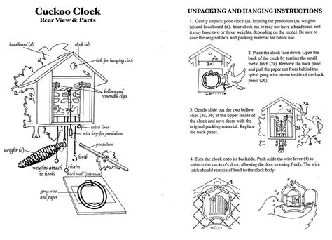 Understanding The Inner Workings Of A Cuckoo Clock A Diagram And