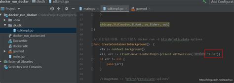 Docker Sdk使用一 Golang实现pull镜像创建容器等操作golang Docker Sdk Csdn博客