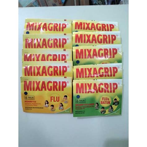 Jual 5lembar20tablet Obat Miixagrip Flumixagrip Fluandbatuk Shopee