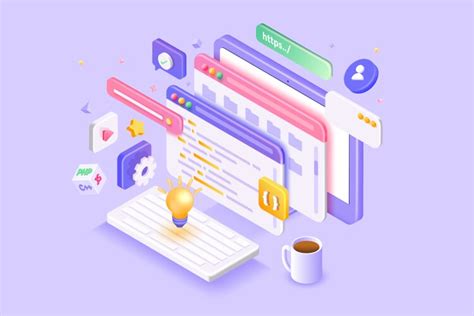 Modern Flat Design Concept Data Analysis Vector Image