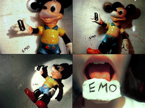 Mickey Emo Mouse By Alice With Morphine On Deviantart