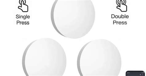 Smart Home Tuya Zigbee Button Scene Switch Smart Linkage Smart Switch Battery Powered Working