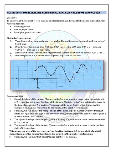 activity4 local maximum and local minimum values of a function pdf
