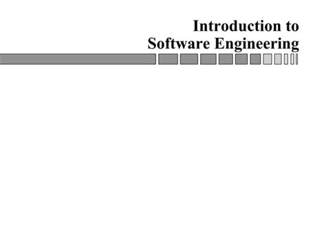 Introduction To Software Engineering Ppt Ppt Introduction To Software Engineering Ppt Ppt