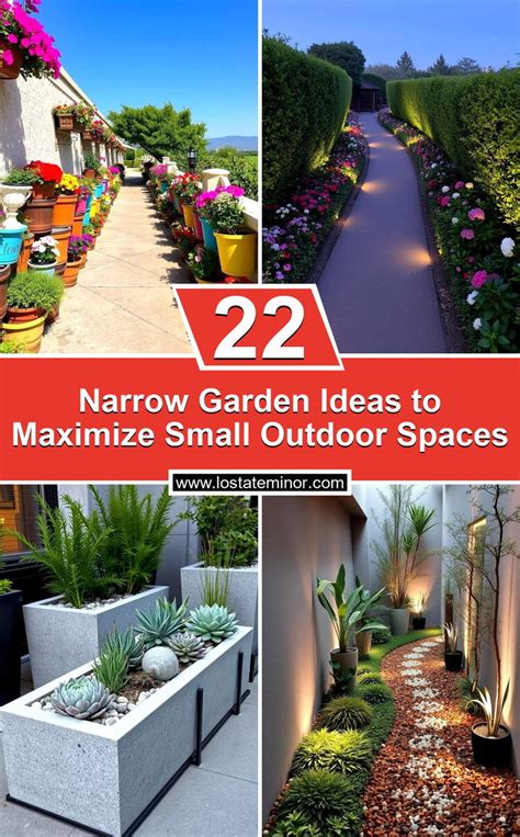 22 Narrow Garden Ideas To Maximize Small Outdoor Spaces Lost At E Minor