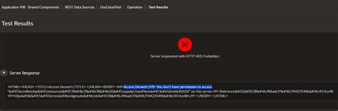 Server Responded With 403 Forbidden Access Denied You Dont