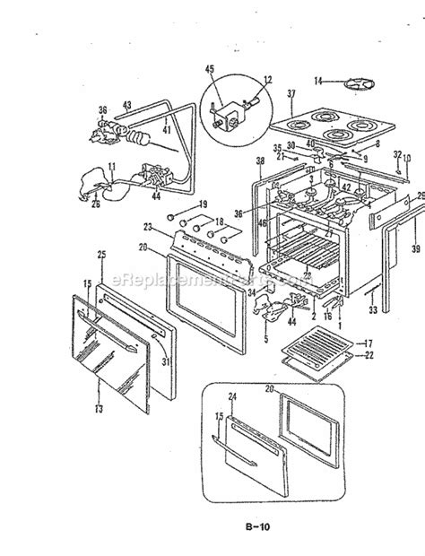 Magic Chef Bt16mn 3t Rv Range Gas Oem Replacement Parts From
