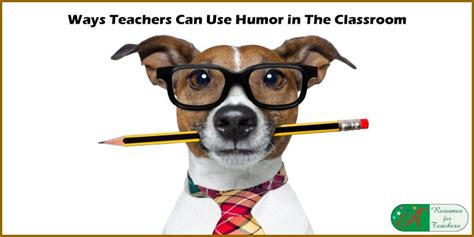 Ways Teachers Can Use Humour In The Classroom