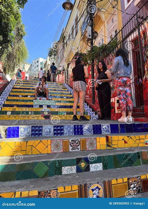 Rio De Janeiro Brazil South America Escadaria Selaron Steps