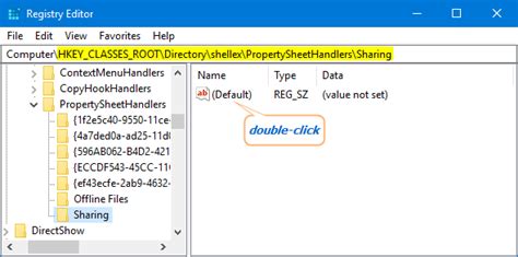 enable disable sharing tab in folder properties on windows 10