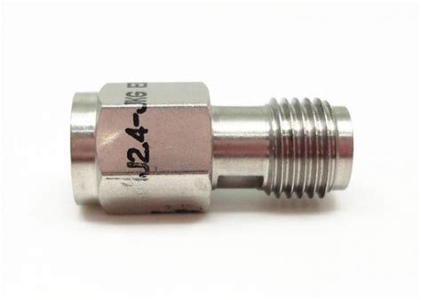 Stainless Steel 2 4mm Male To Female Straight Millimeter Wave Mmw Rf