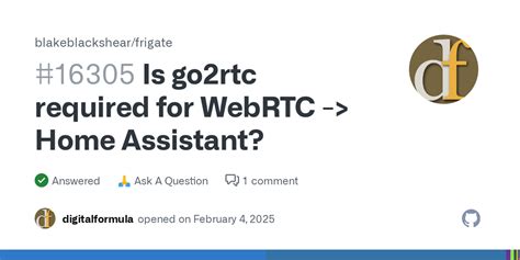Is Go2rtc Required For Webrtc Home Assistant · Blakeblackshear Frigate · Discussion 16305