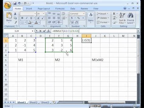 Solve System Of Equations With Matrices Excel Tessshebaylo