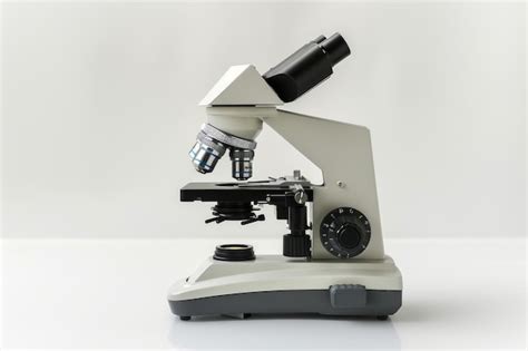 Premium Photo Laboratory Microscope Isolated On White Background