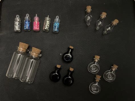 Tiny Potion Bottles Hobbies And Toys Stationery And Craft Art And Prints