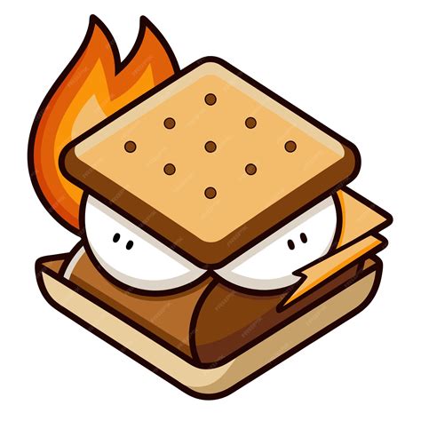 Smore Clip Art And Vector Design With A White Background Premium Ai