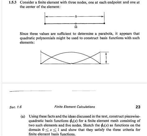 3 Consider A Finite Element With Three Nodes One At Chegg Com