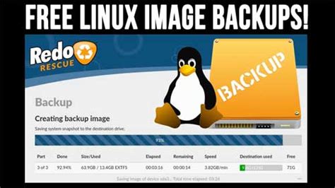 Create And Restore Linux Os System Image Backups For Free With Redorescue Online Computer Tips
