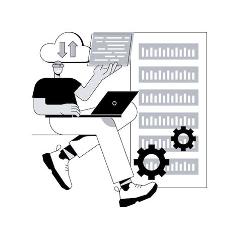 Premium Vector Big Data Analytics Abstract Concept Vector Illustration