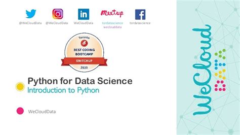 Introduction To Python By Weclouddata