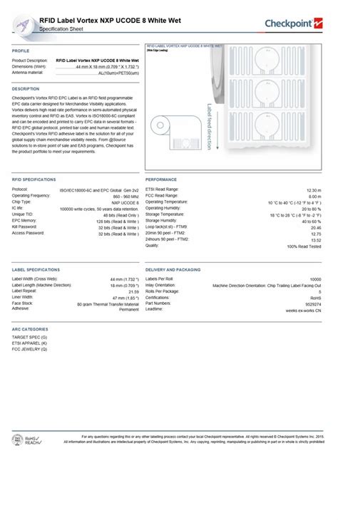 Rfid Labels In Sheet Form At ₹ 420 Roll New Rajendra Nagar Raipur Id 2854117664830