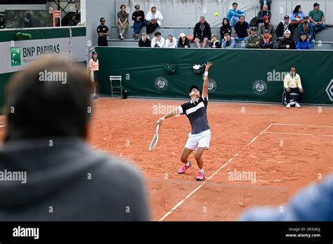 Paris France 23rd May 2023 Wu Tung Lin Tony Wu Of Taiwan During The French Open Grand