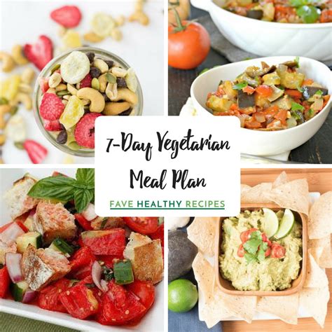7 Day Vegetarian Meal Plan