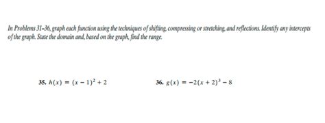 Solved In Problems 31 36 Graph Each Function Using The