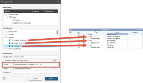 Exporting Project Data To Ifc