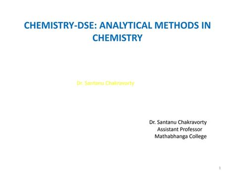 dse 2 analytical methods ch ii pptx