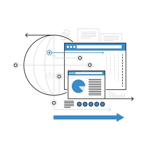 Global Internet Network Stock Vector Illustration Of Business 291030799