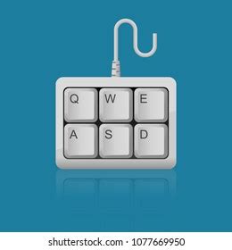 Ctrl Alt Del Keyboard Keys Isolated Stock Vector Royalty Free Shutterstock