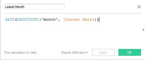 Compare Incomplete Month To Same Days Of Previous Month In Tableau InterWorks