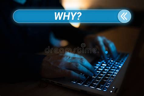 Text Caption Presenting Why Word Written On Asking For What Reason And Purpose Expressing