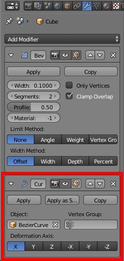 Modifiers Boolean Intersect Two 2d Extruded Bezier Curves Non
