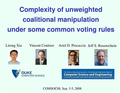ppt complexity of unweighted coalitional manipulation under some common voting rules