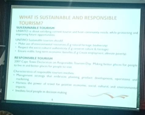 What Is Sustainable And Responsible Tourism Sustainable Tourism Unwto I