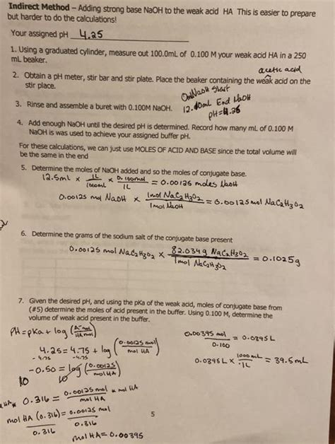 Solved Predict How The PH Of The Buffer Should Change By Chegg Com