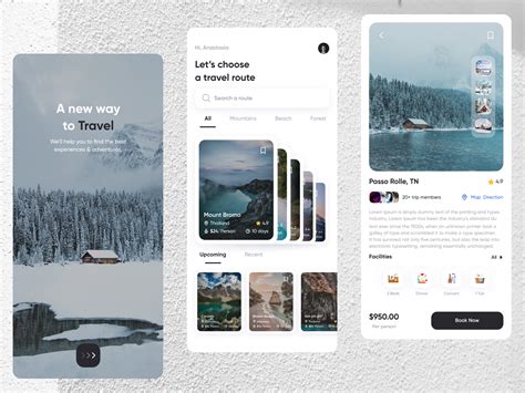 Travel Packages App Ui Design By Implies Solution On Dribbble