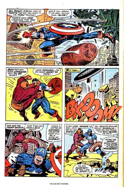 Golden Silver And Bronze Age Comic Book Art Featuring Captain America