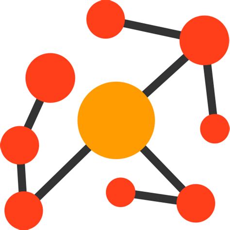 Knowledge Graph Free Networking Icons