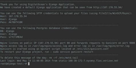 How To Use The Django One Click Install Image For Ubuntu 14 04