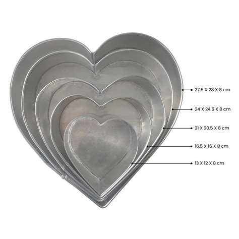 Molde Para Torta Corazón 1 Lb Mundo Huevo