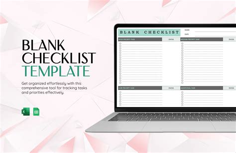Free Editable Checklist Templates In Google Sheets To Download