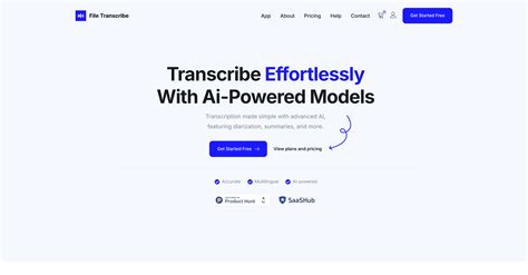 File Transcribe Ai Tool For Transcription