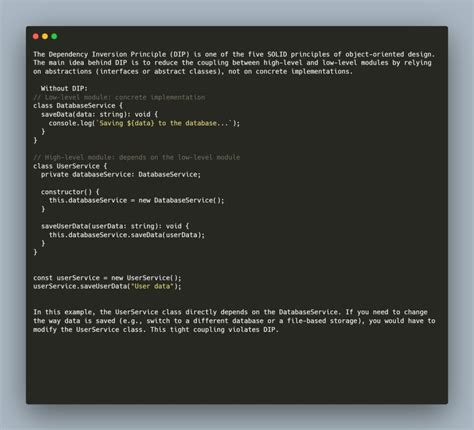Learn About Dependecy Inversion Principle Anuj Bhaisal Posted On The Topic Linkedin
