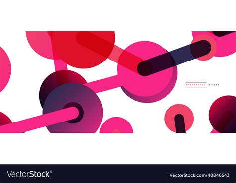 Network Concept Abstract Background Dots Vector Image
